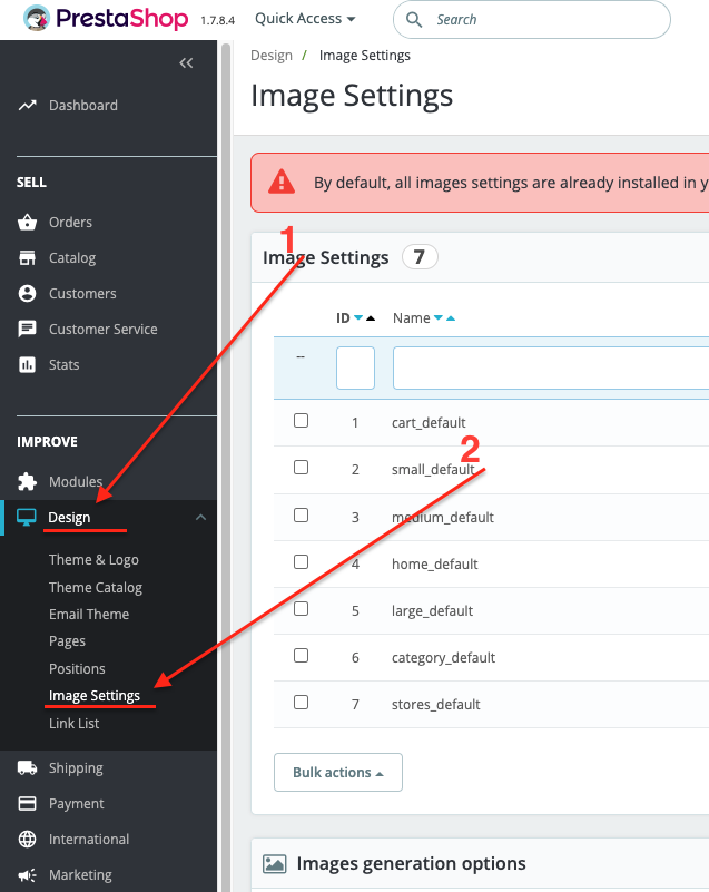 How to regenerate thumbnails in PrestaShop 1.7? - MigrationPro - PrestaShop upgrade and migrate ...